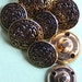 Vintage Brass Metal Buttons - Etsy
