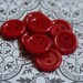 Shiny Red Buttons - Etsy