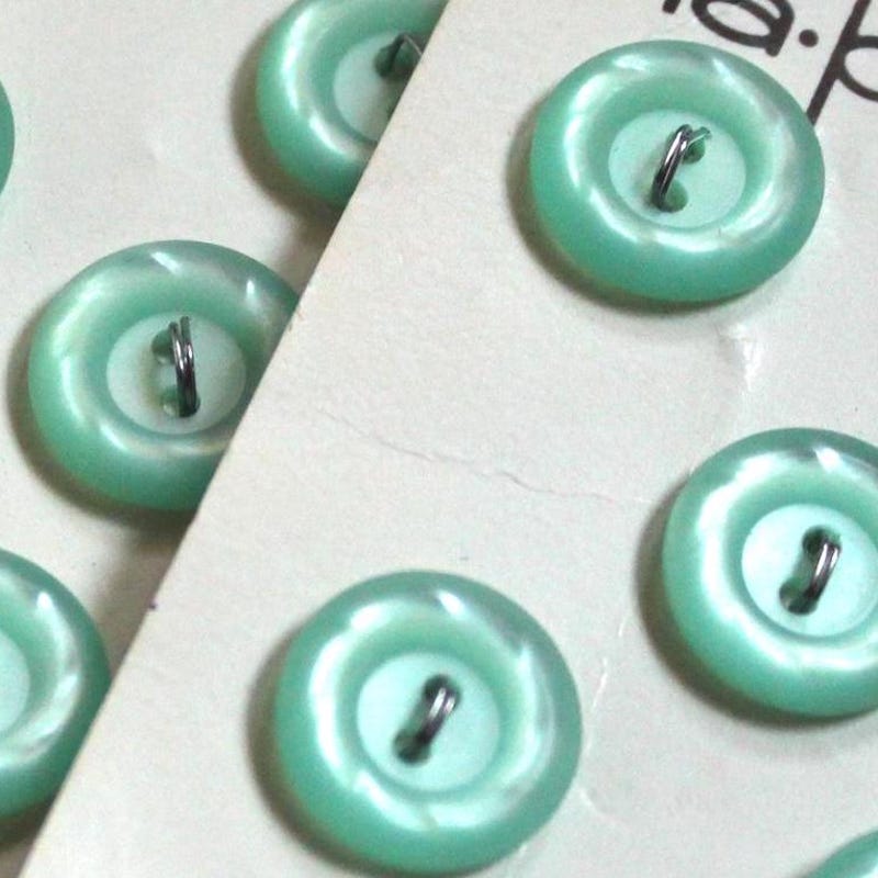 Teal Buttons - Etsy