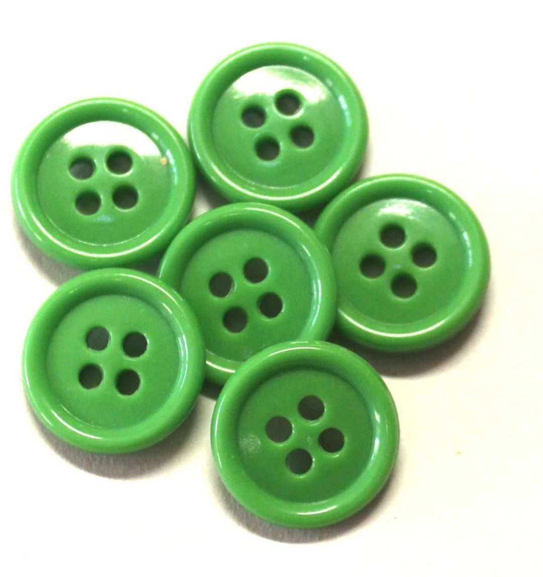 Green 4 Hole Buttons - Etsy
