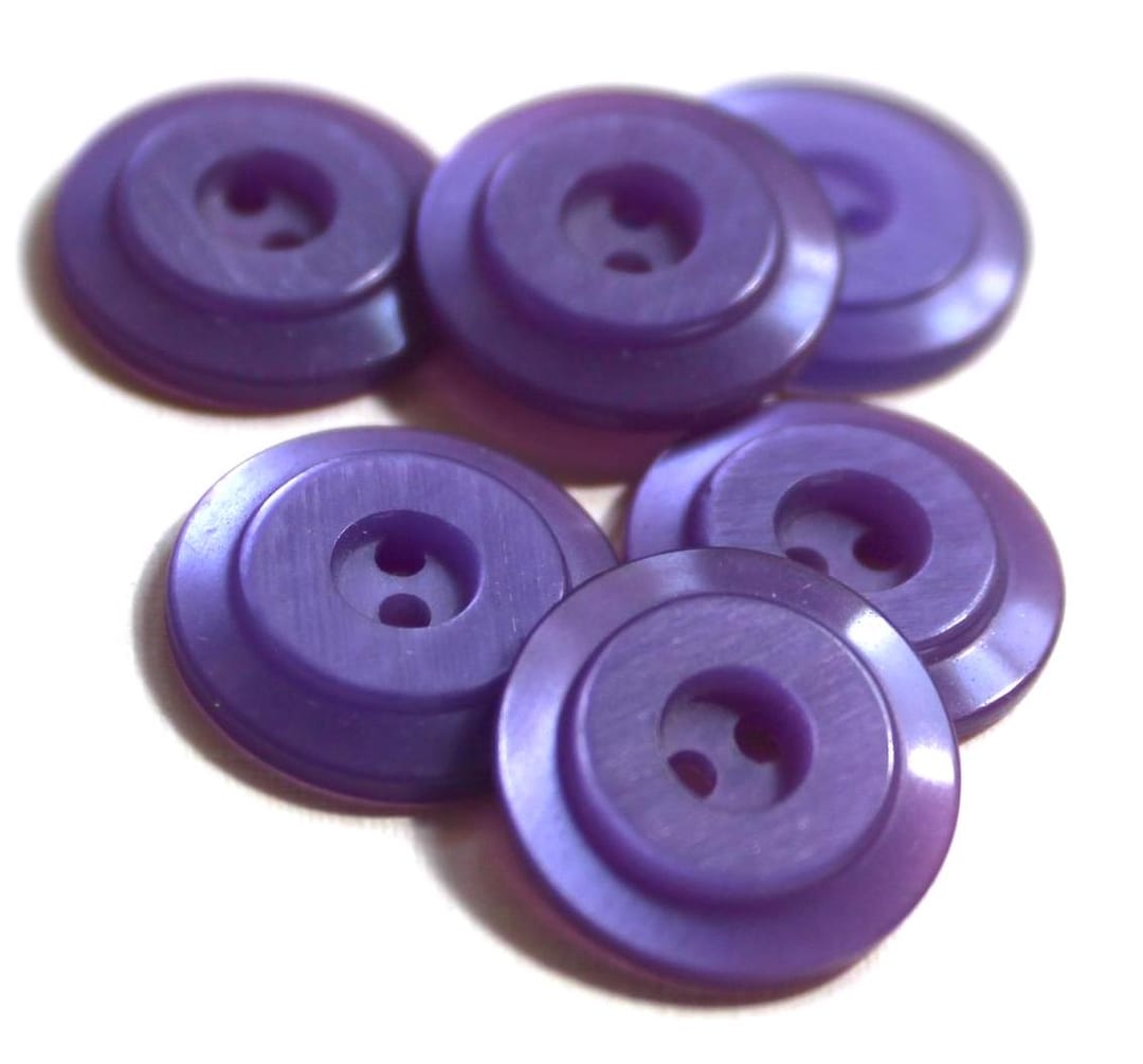 Vintage Purple Buttons - Etsy