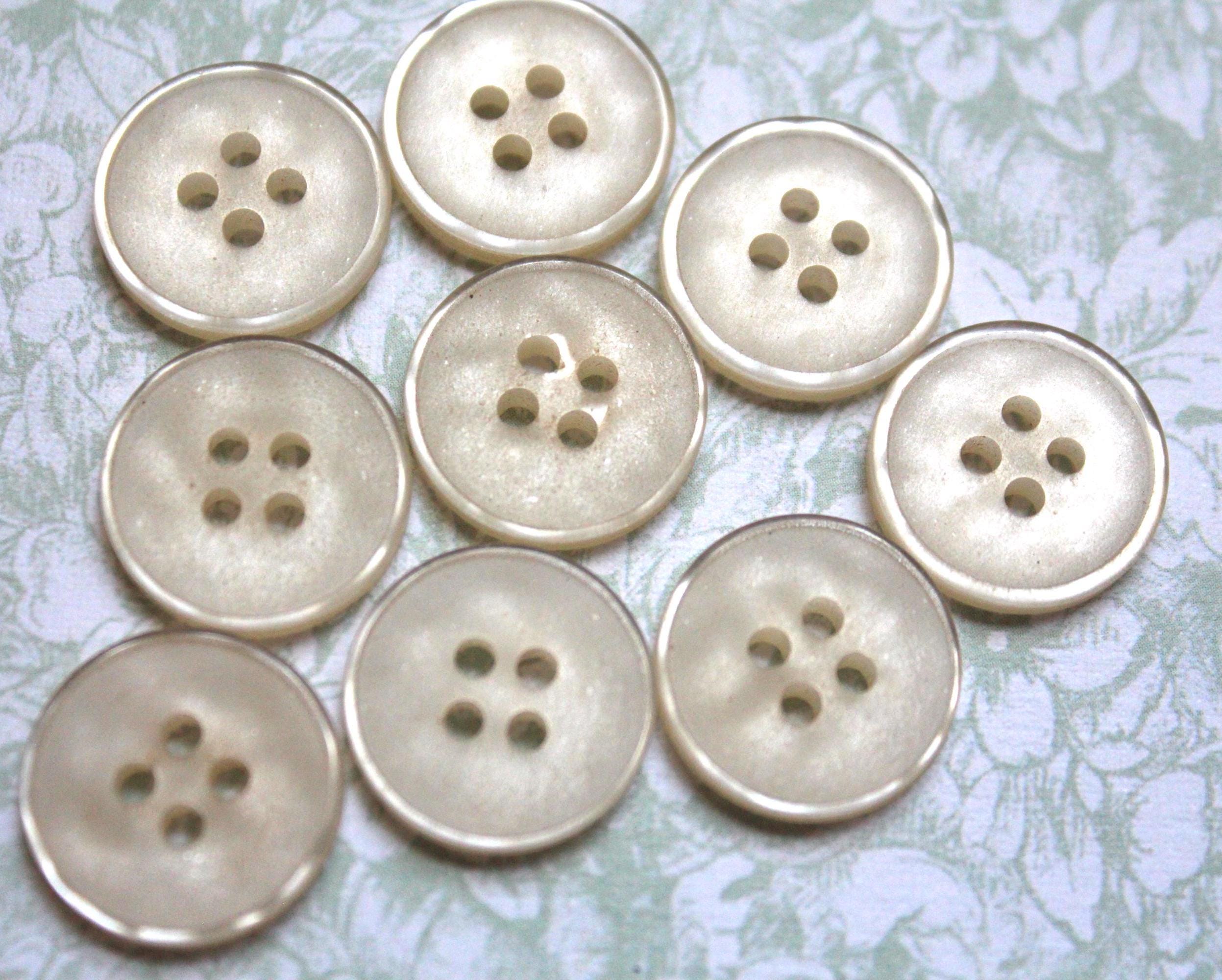 Translucent Beige Buttons - Etsy