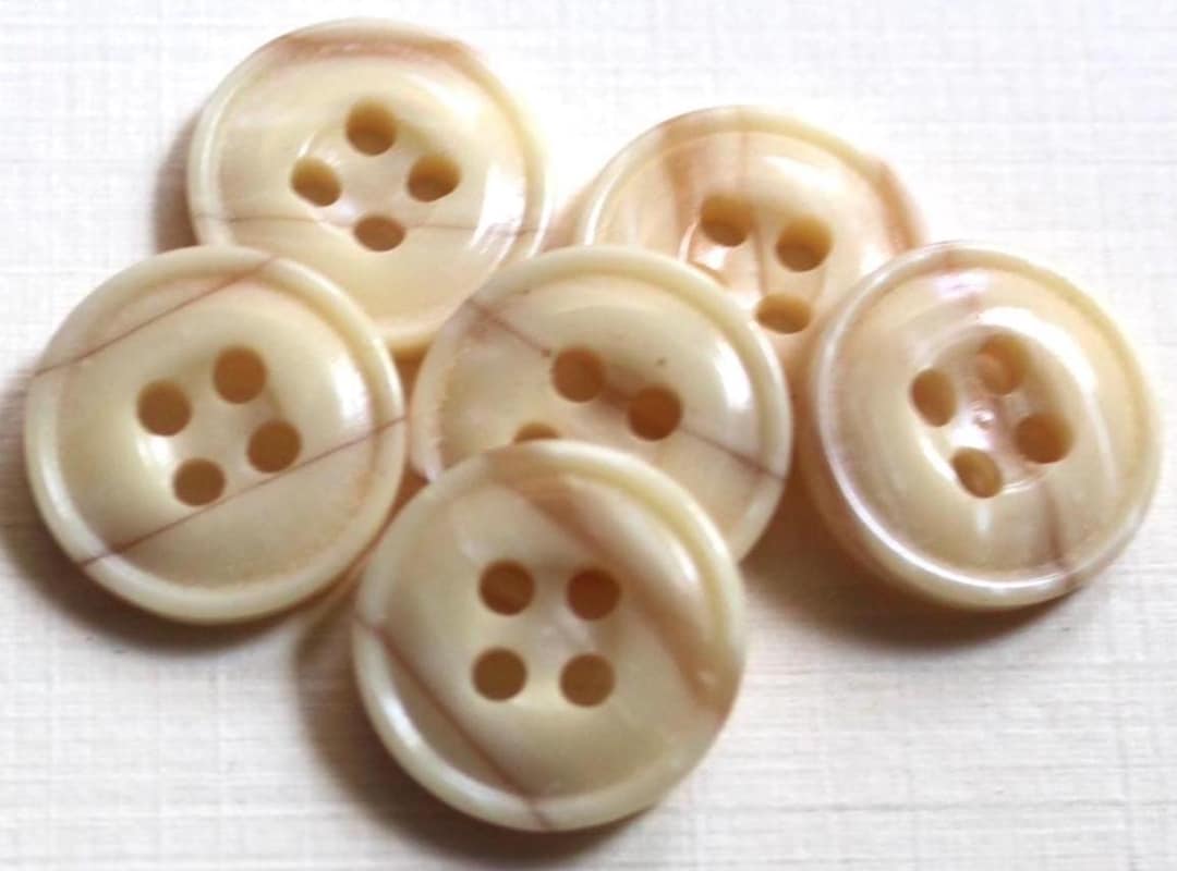 Cream Marble Buttons - Etsy