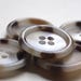 Vintage White and Brown Marble Buttons - Etsy