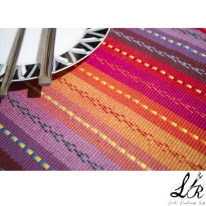 Placemats Set of 4 Colorful Art Woven Placemat Plate Mat Kitchen ...