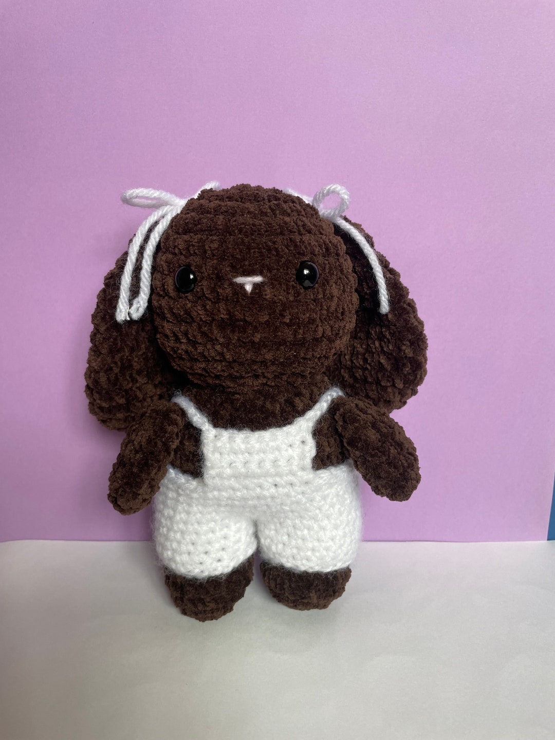 Crochet Bunny With Overalls - Etsy