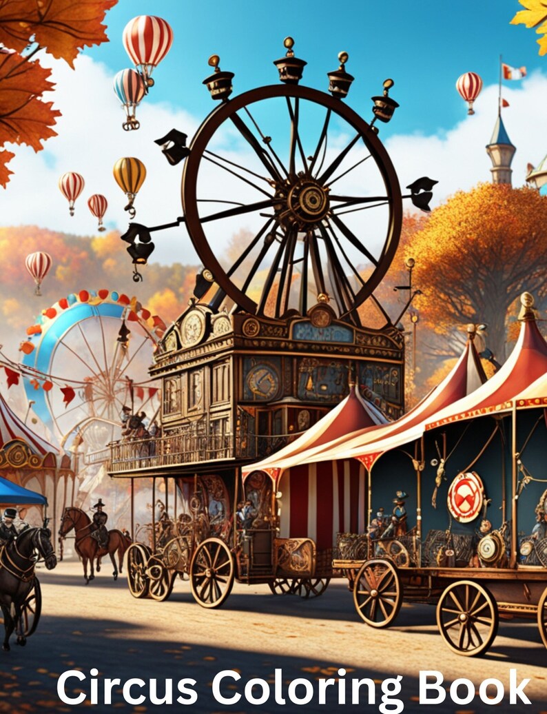 25 PAGE CIRCUS, Kids Activities, Coloring Pages, Holiday Coloring, Cute ...