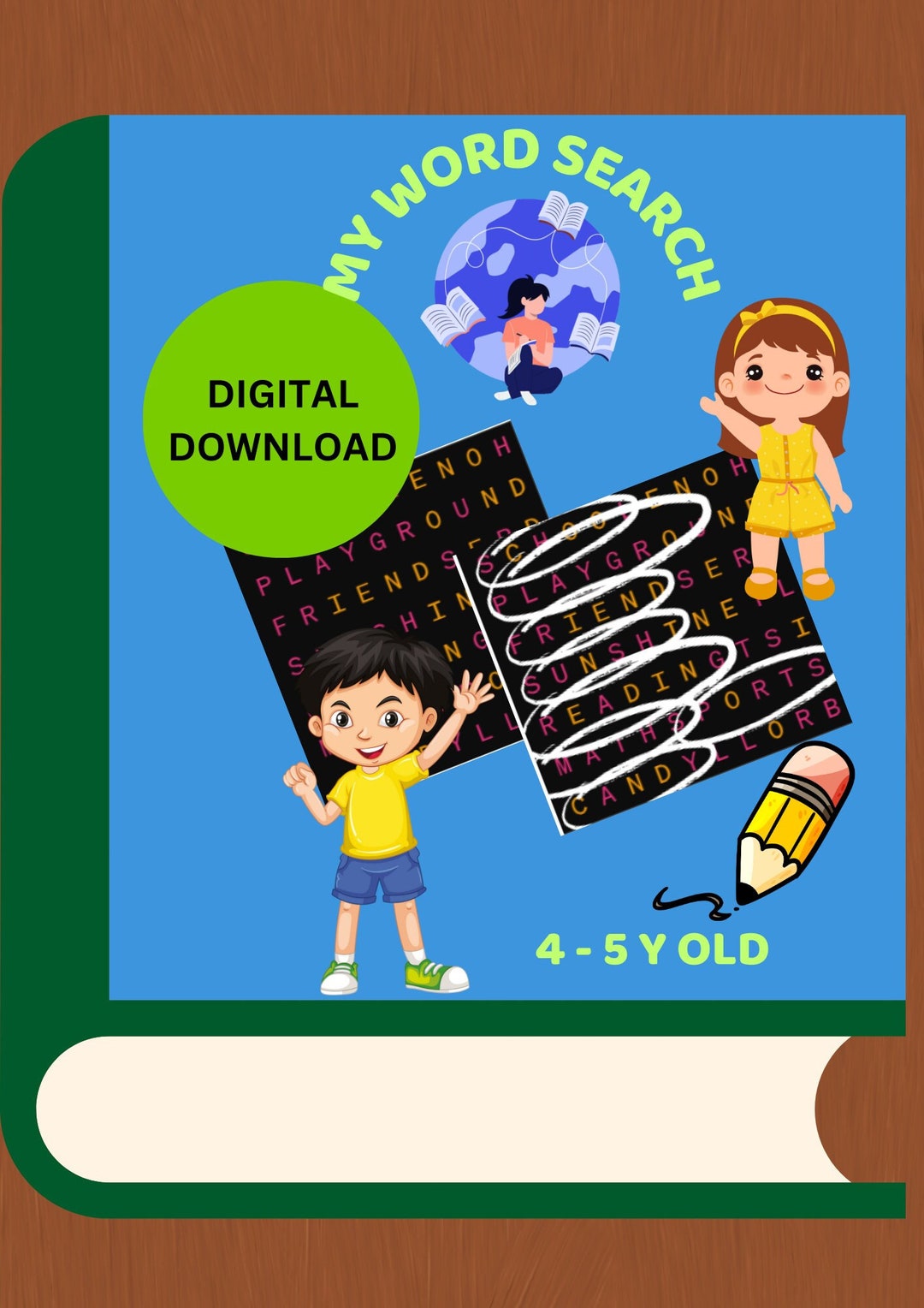 Fun Word Search Adventures for Little Explorers: Ages 4-5, Activity ...