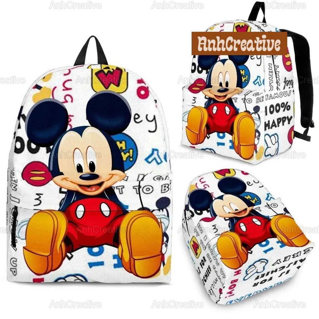 Disney Mickey Backpack, Mickey School Backpack for Kid, Mickey and ...
