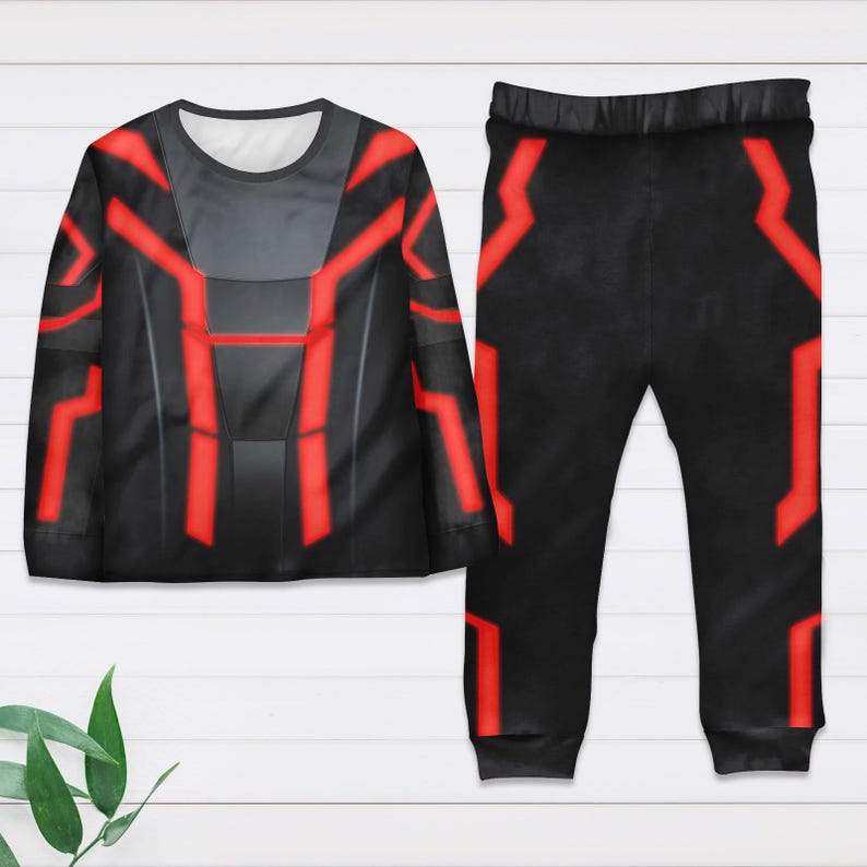 Tron Ares Cosplay Matching Family Pajamas, Disney Tron Ares Pajamas Set ...