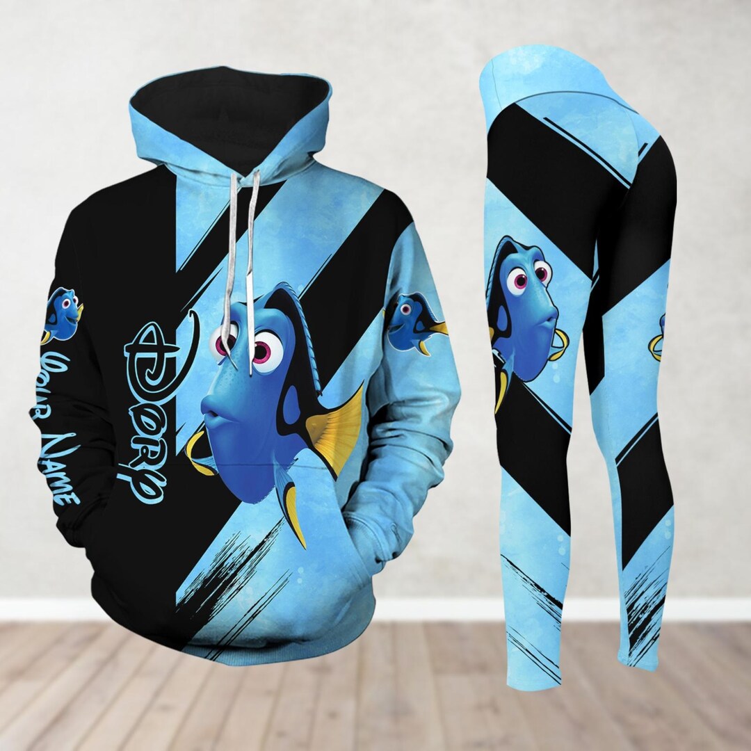 Custom Dory Hoodie and Leggings, Disney Finding Dory Hoodie for Women ...