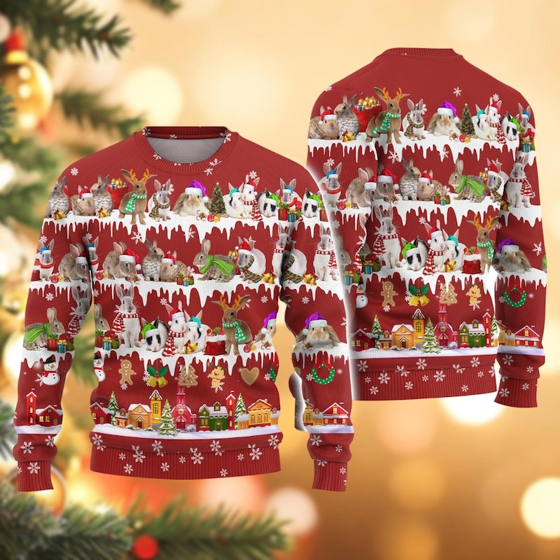 Ugly Rabbit Christmas Shirt - Etsy Canada