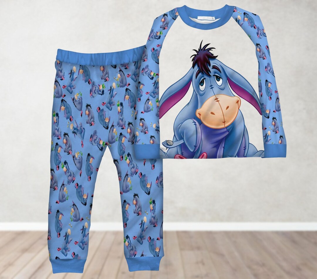 Eeyore Matching Family Pajamas Set, Disney Eeyore Pajamas, Winnie the ...