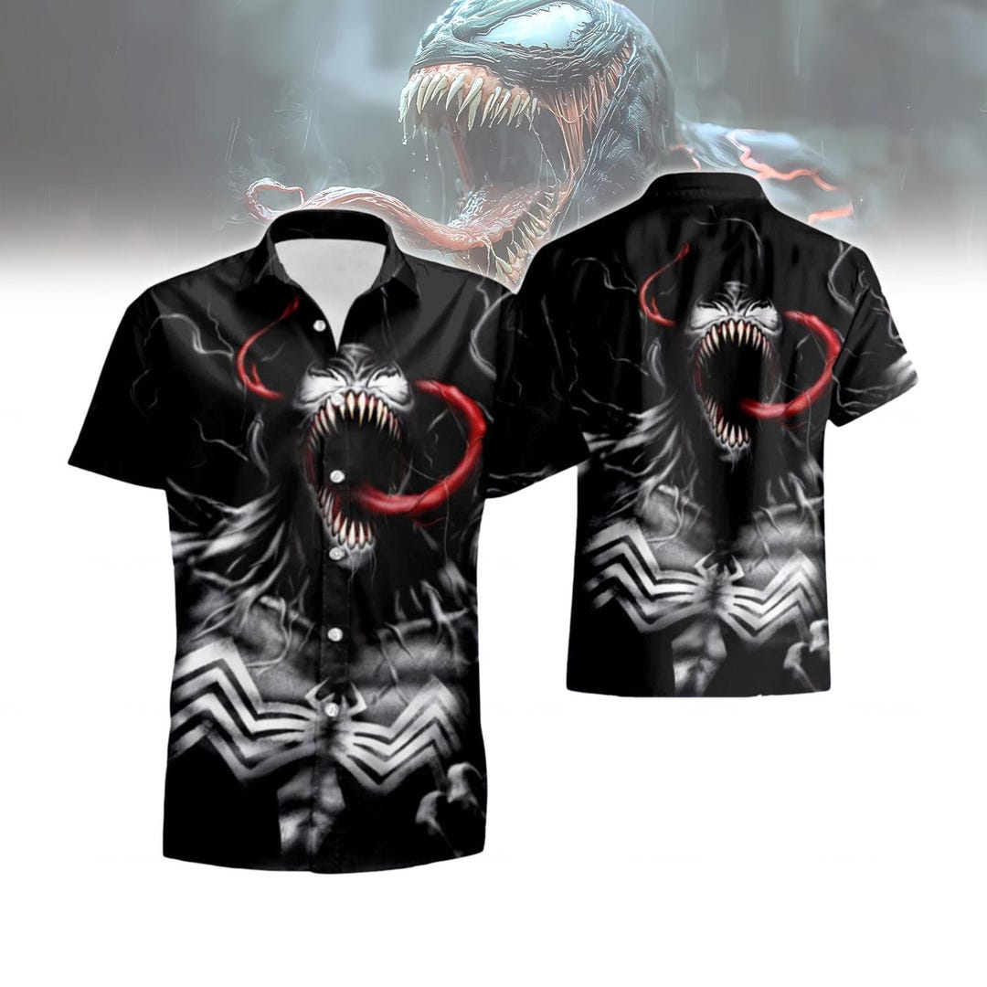 Venom Summer Hawaiian Shirt, Venom the Last Dance Hawaiian Shirt ...