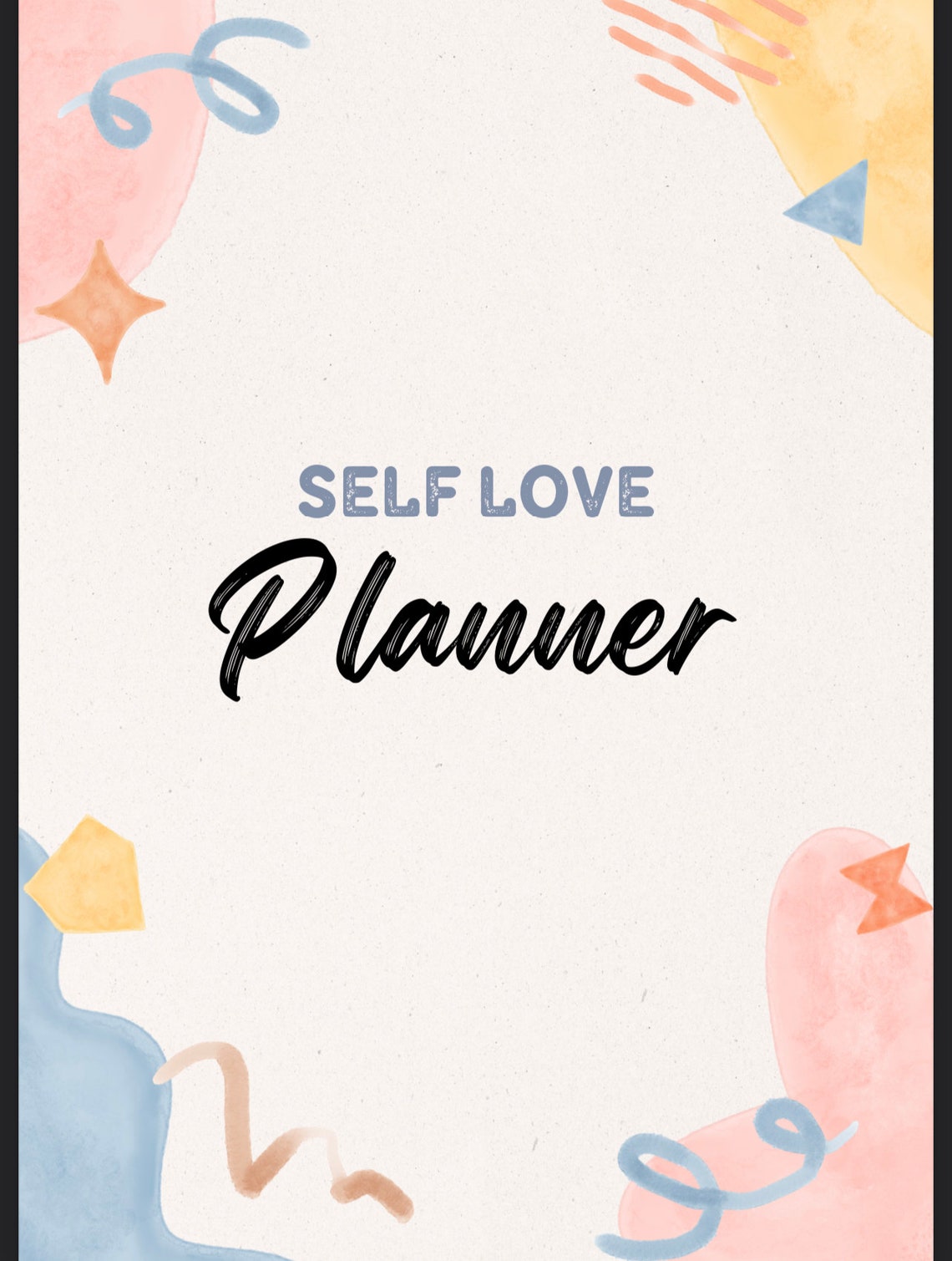 Digital Self Love Journal, Planner, Self Love Planner, Love Yourself ...