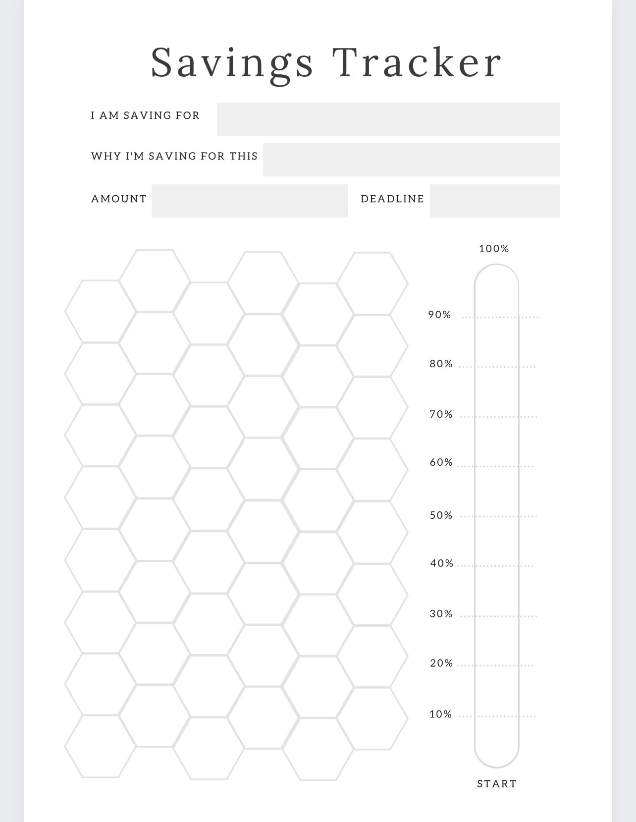 Digital Savings Tracker - Etsy