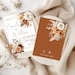 Rust Wedding Invitation Fall Boho Wedding Invitation Suite Burnt Orange ...