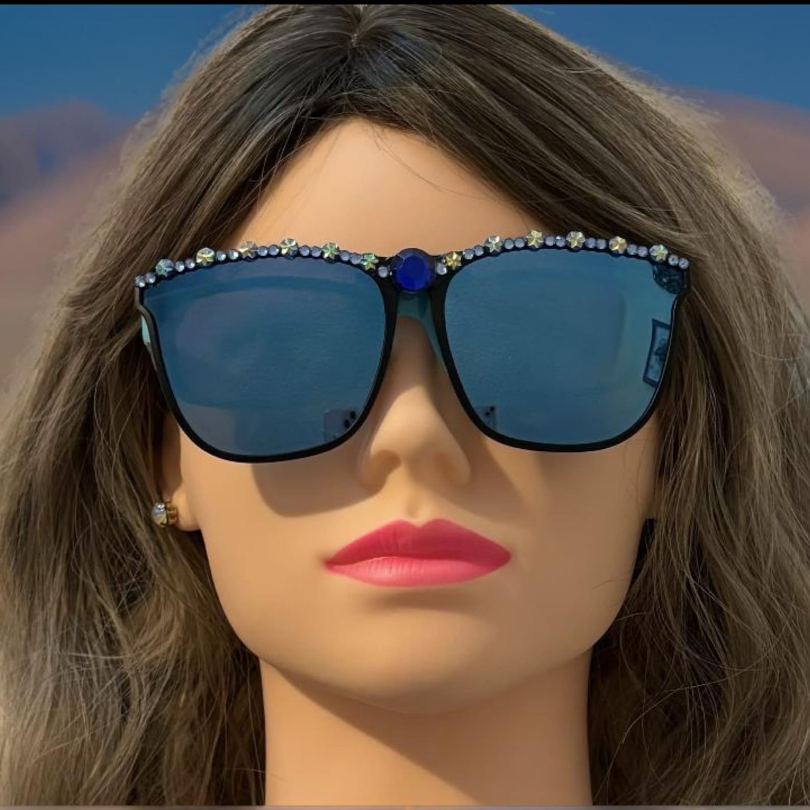 Clip-on - Sunglasses - Designed - Blue Polarized - Etsy