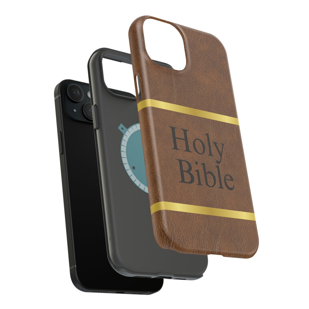 Holy Bible Magsafe Tough Cases Gifts for Believers Fun iPhone Case for ...