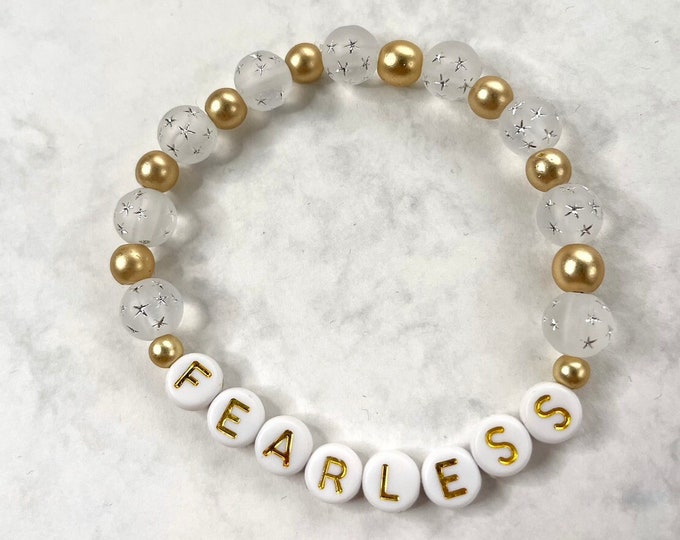 Taylor Swift FEARLESS Inspired Eras Tour Friendship Bracelet Fearless Custom Song / Album ...