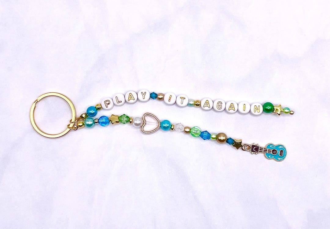 Taylor Swift DEBUT Inspired Beaded Charm Keyring / Keychain / Bag Charm ...