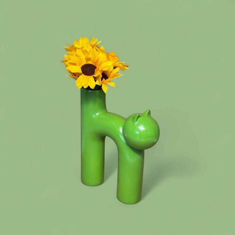 Garfield Handmade Ceramic Vase – Modern Sculptural Pottery – Decorative ...