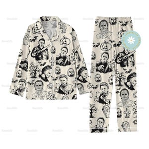 Halloween Michael Myers Pajamas Set, Horror Characters Pjs, Myers ...