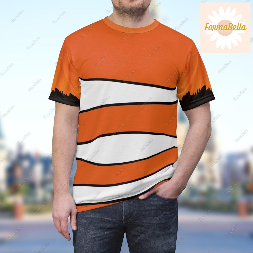 Marlin Finding Nemo Costume T-shirt, Finding Nemo Character Cosplay ...