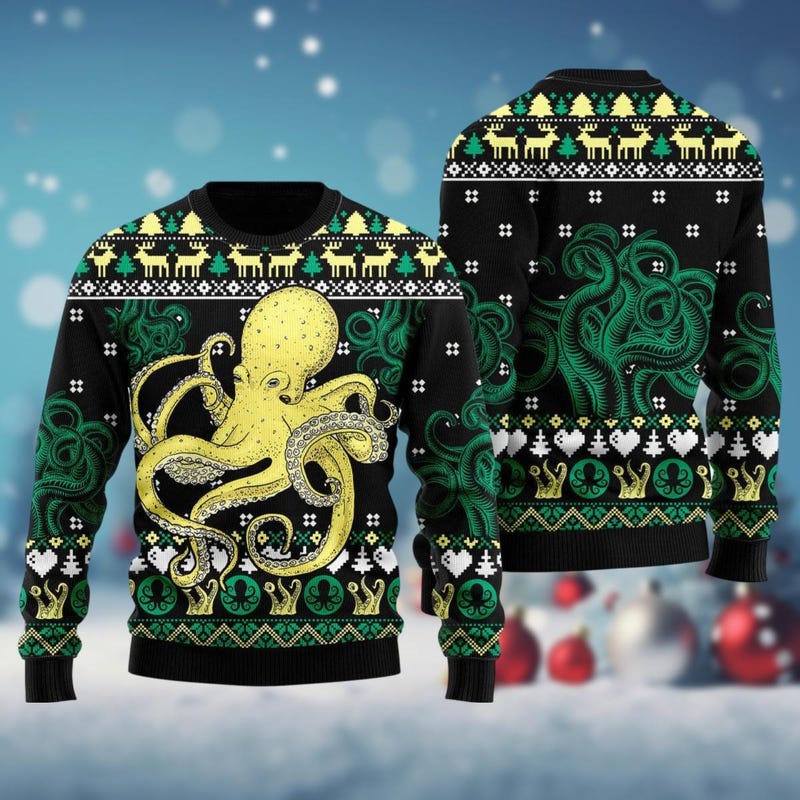 Octopus Sweater - Etsy