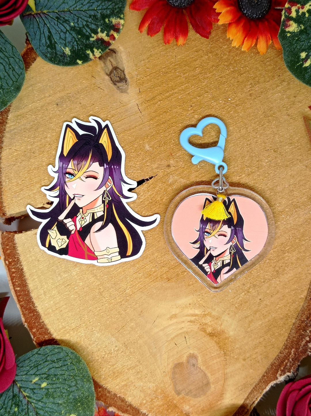 Dehya genshin Impact Keychain Sticker - Etsy