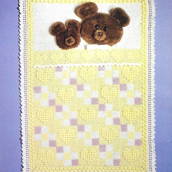 Crochet Bear Motif - Etsy UK