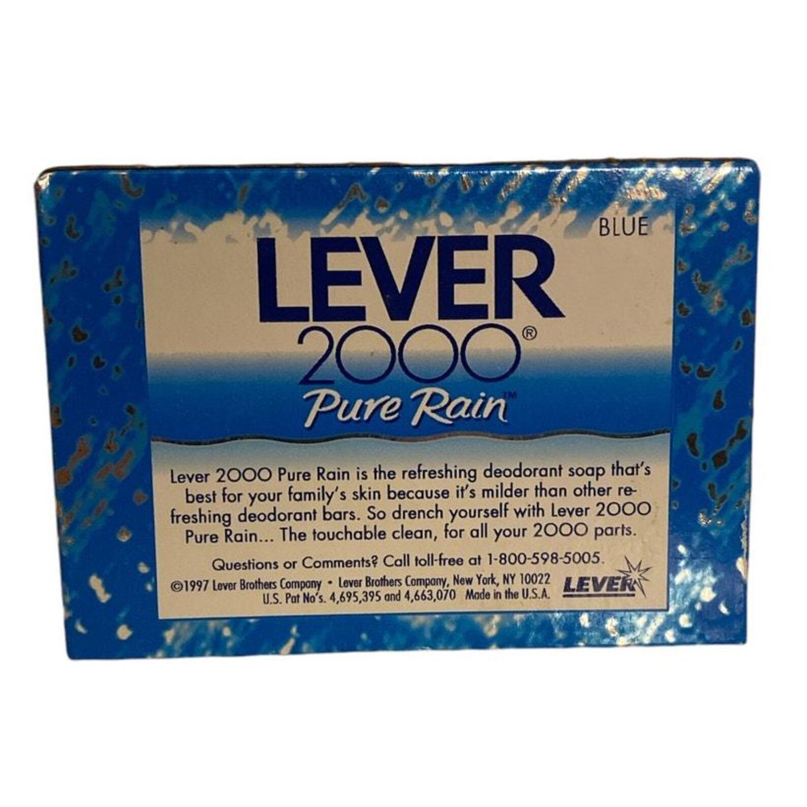 Lever 2000 Pure Rain 5oz Pure Refreshment Deodorant Soap 1997 Vintage NOS - Etsy