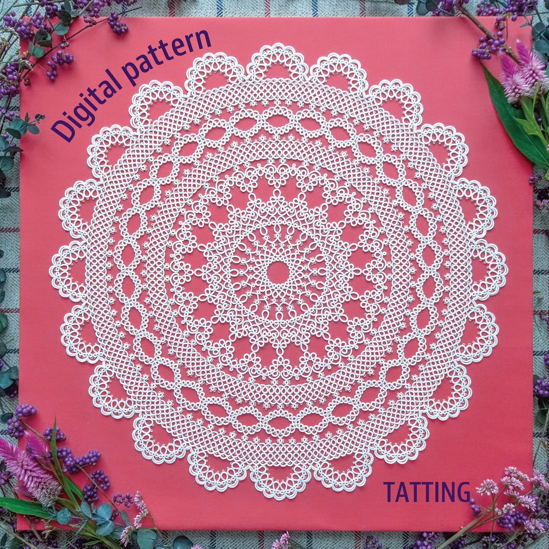 Twists, Tatting Lace Digital Pattern - Etsy