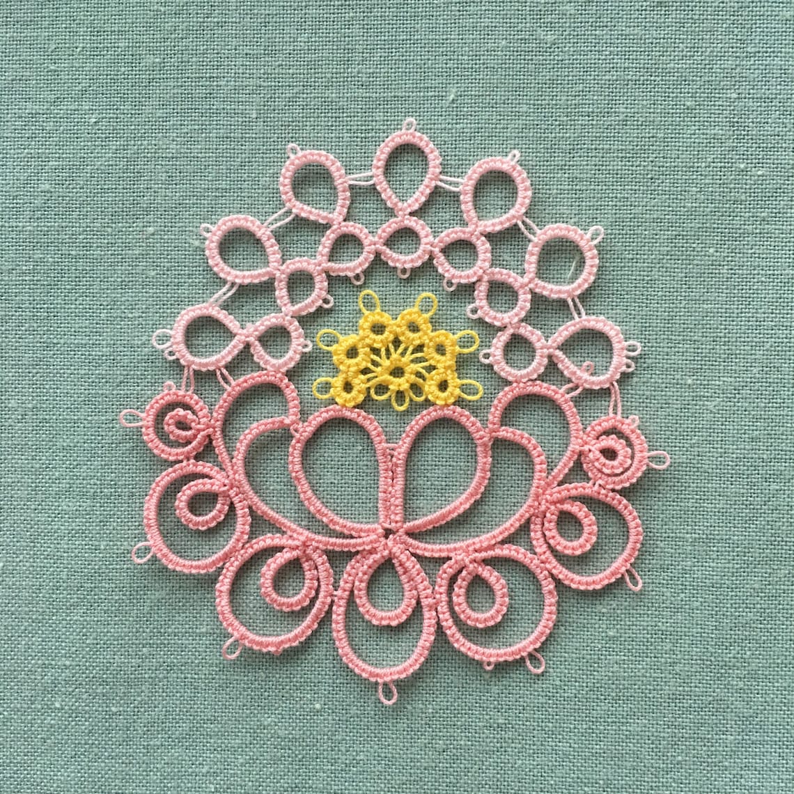 Lotus Flower, Tatting Lace Digital Pattern - Etsy