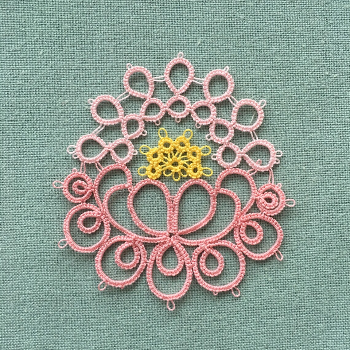 Circle of Lotus, Tatting Lace Digital Pattern - Etsy