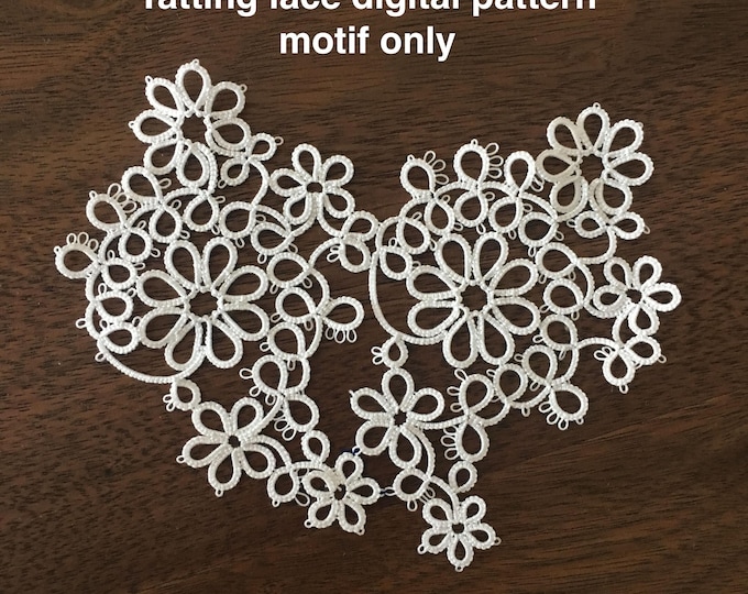 Lotus Flower, Tatting Lace Digital Pattern - Etsy Canada
