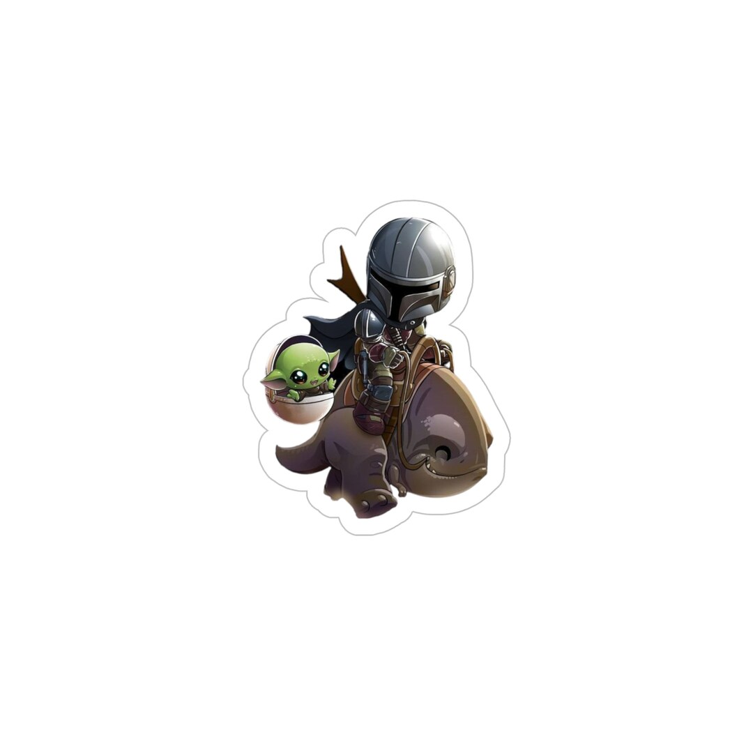 Mando and Grogu Outdoor Stickers, Die-cut, 1pcs - Etsy