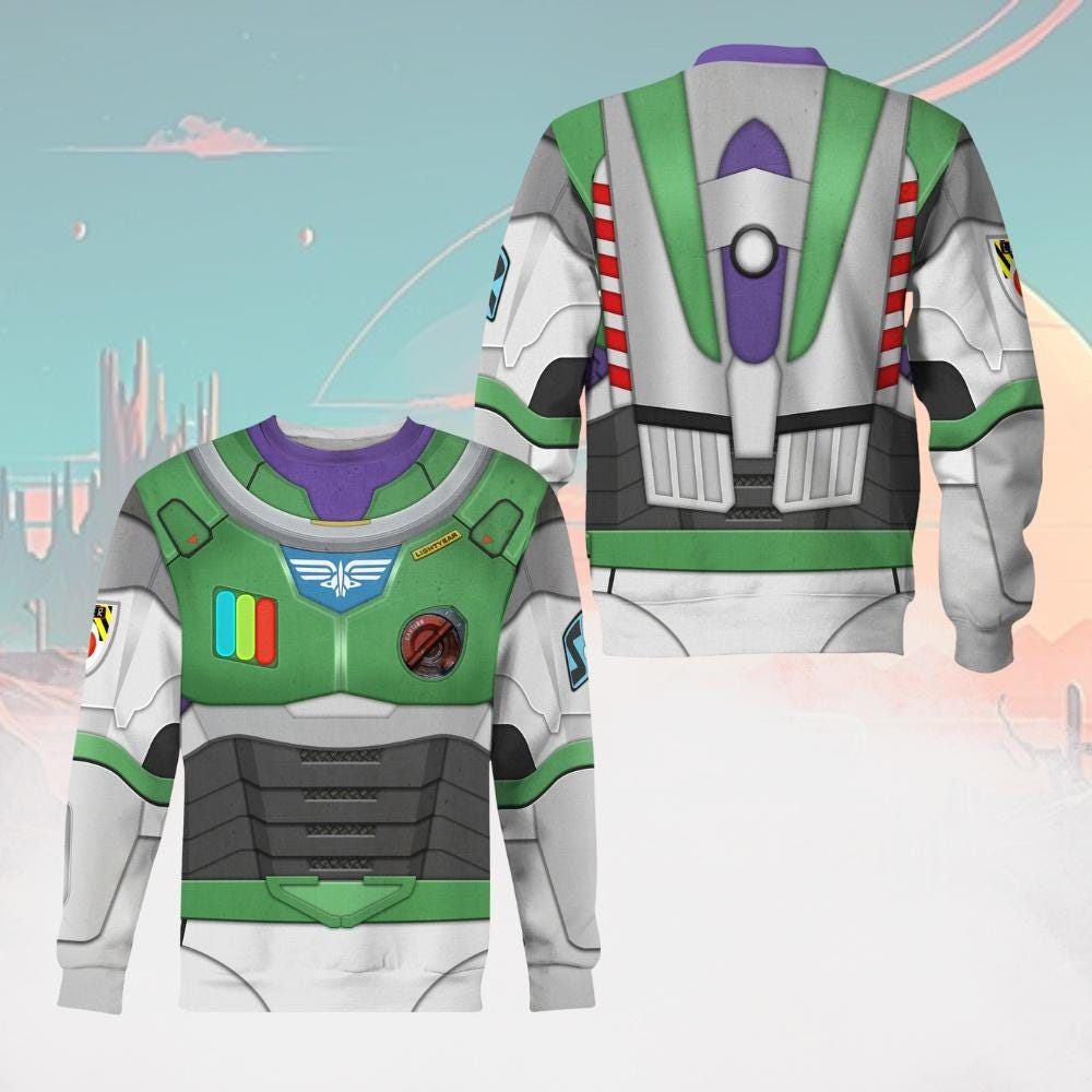 Buzz Lightyear Costume Cosplay, Buzz Lightyear Cosplay Shirt, Disney ...