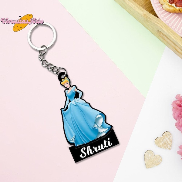 Cinderella Key Chain - Etsy