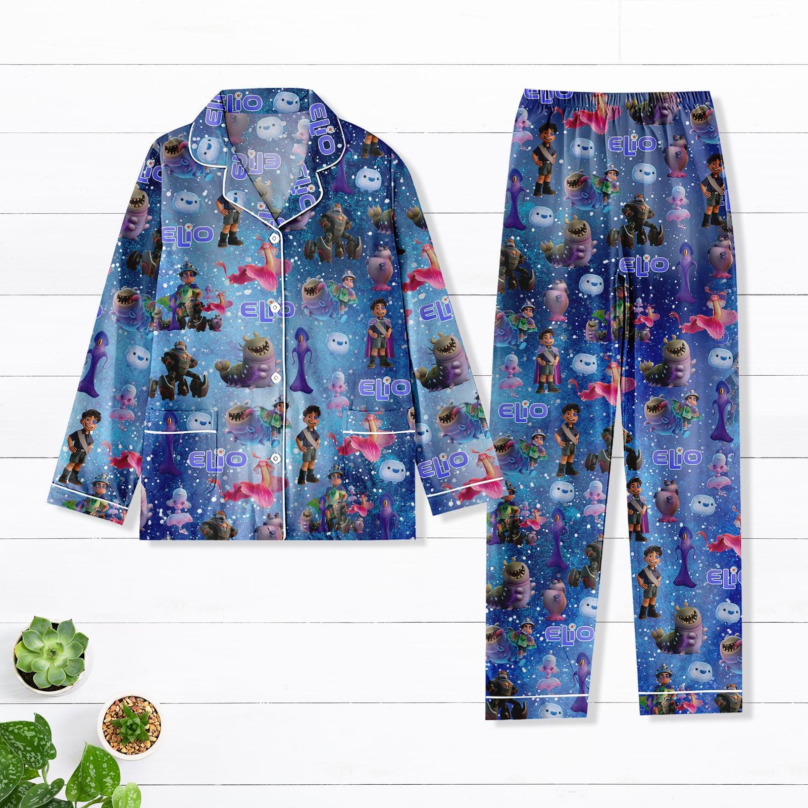 Elio Pixar Movie Pajamas Set, Alien Space Sleepwear, New Pixar ...