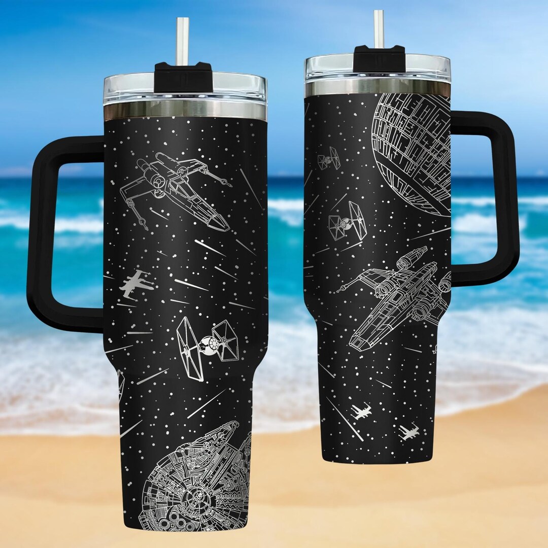 Star Wars Tumbler 40oz, Millennium Falcon Mug, May the Force Be With ...