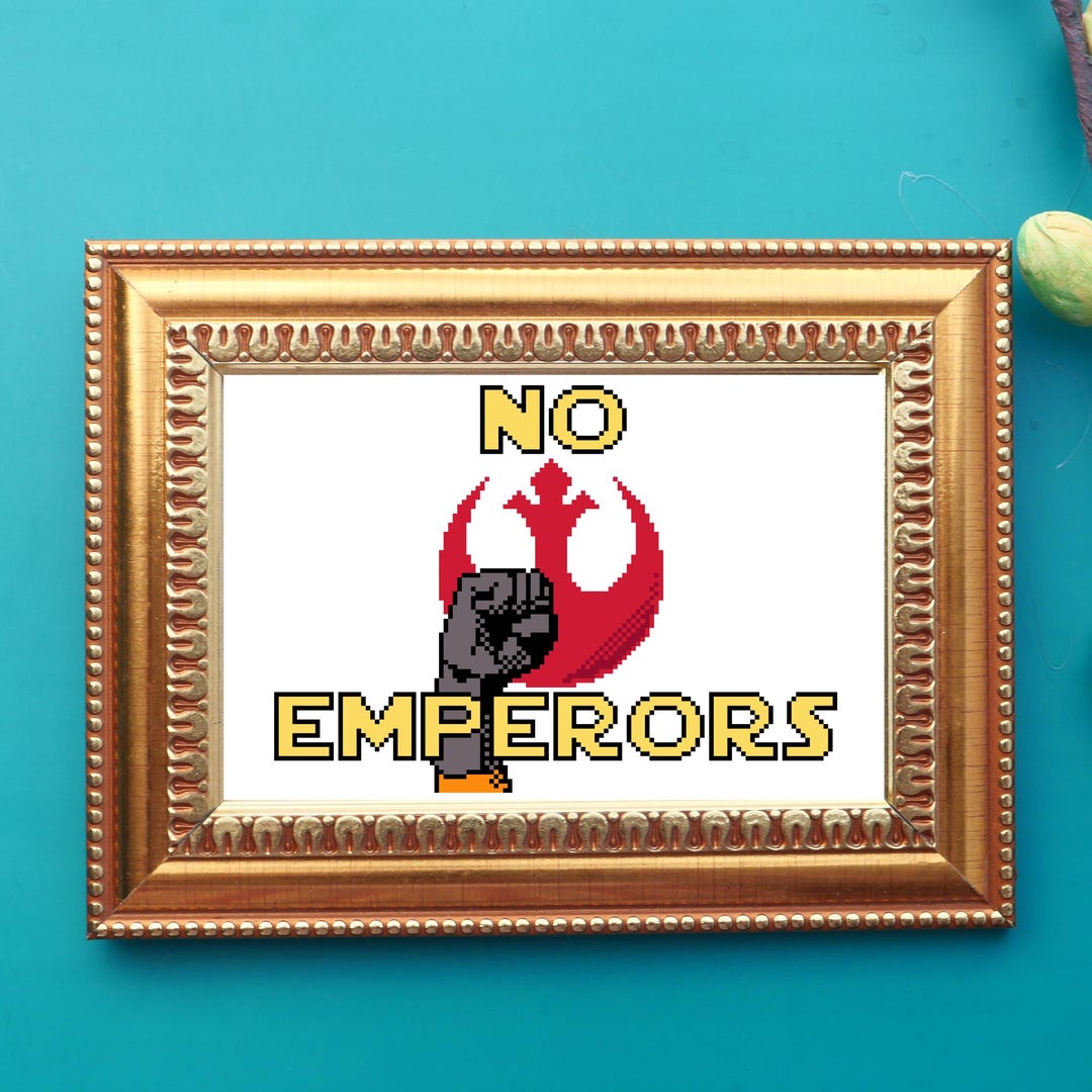No Emperors Cross Stitch Pattern - Etsy