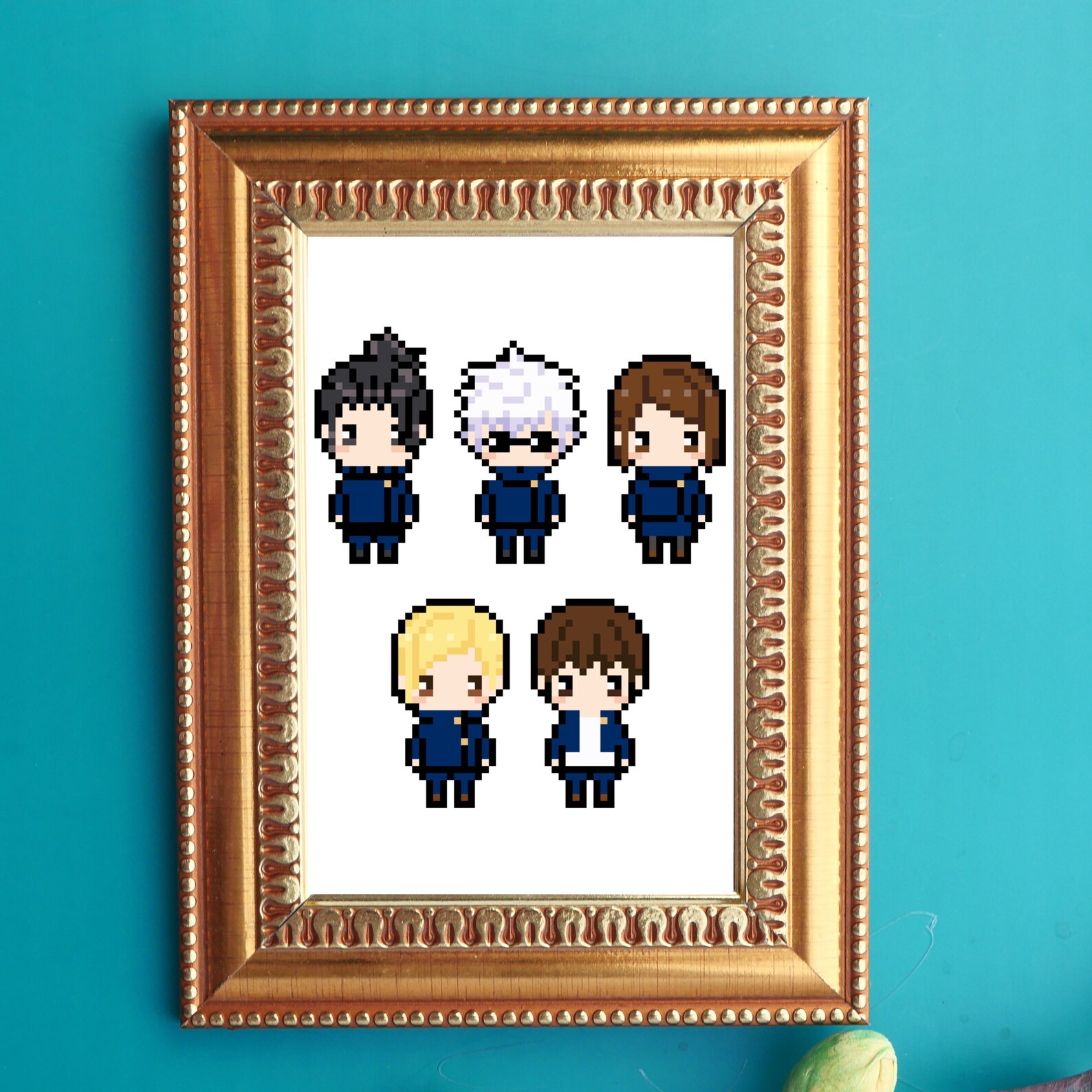 Hidden Inventory Pixel Crew Cross Stitch Pattern - Etsy