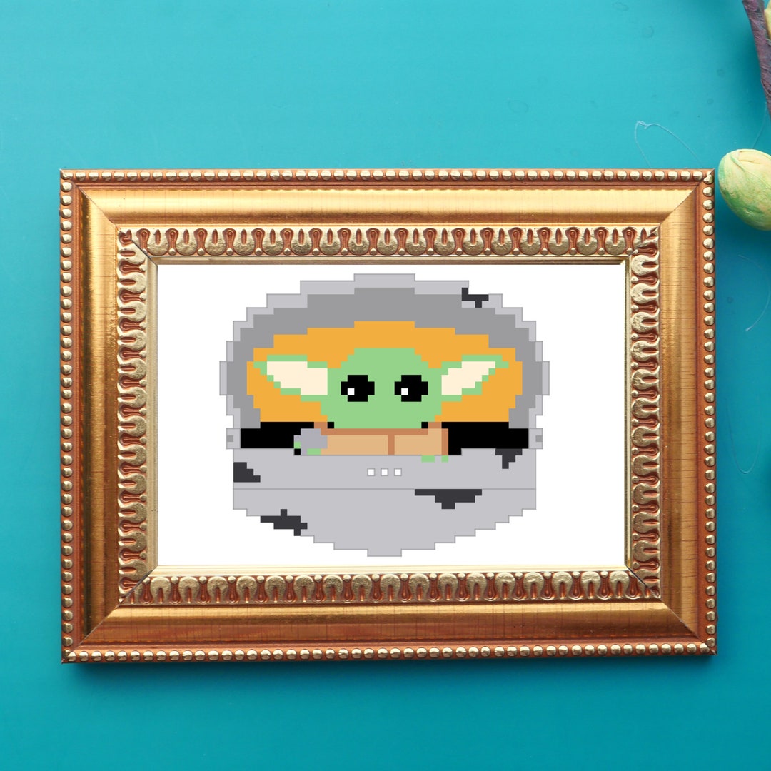 The Child's Space Pram Cross Stitch Pattern - Etsy