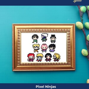 Pixel Ninjas Cross Stitch Pattern - Etsy