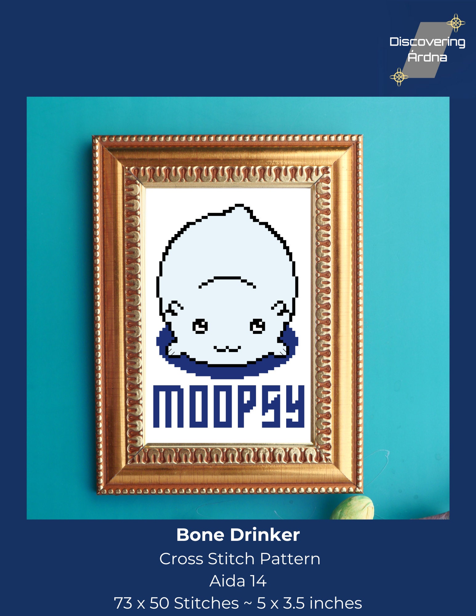 Bone Drinker Cross Stitch Pattern - Etsy