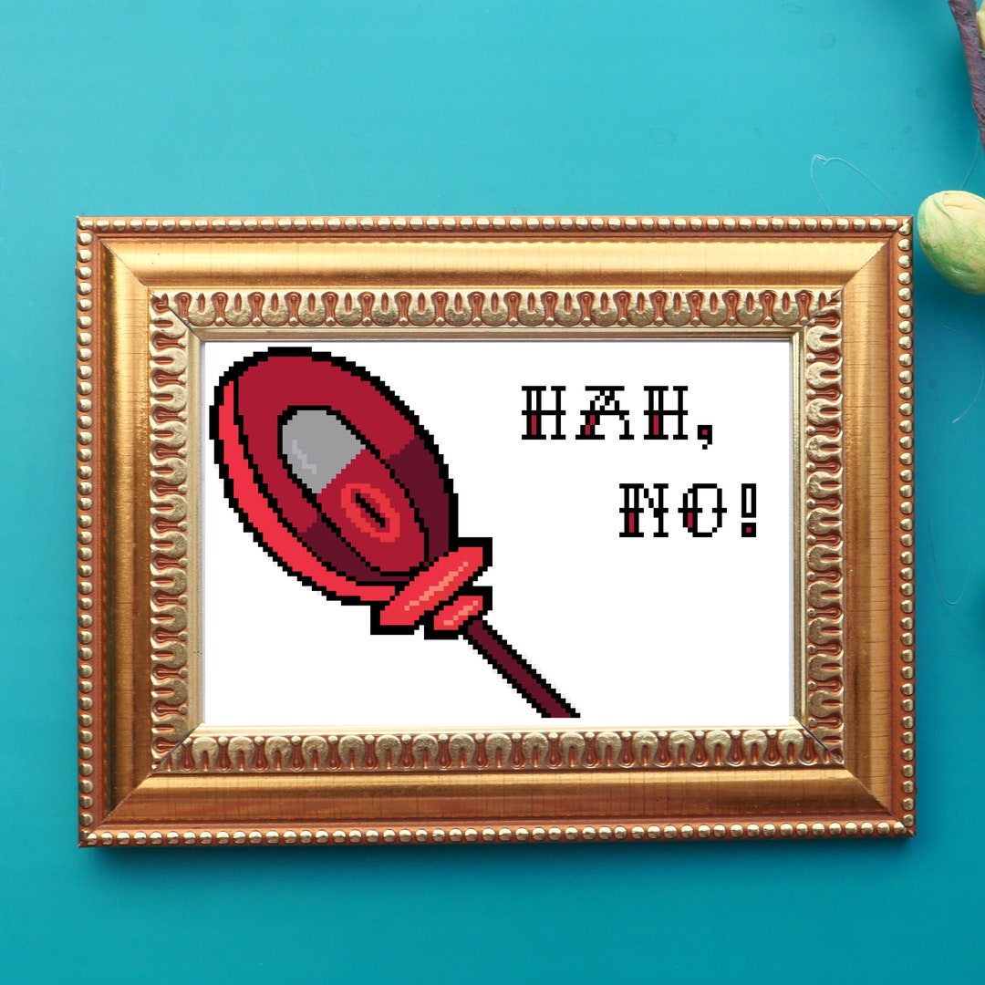 Hah, No Alastor Quote Cross Stitch Pattern - Etsy