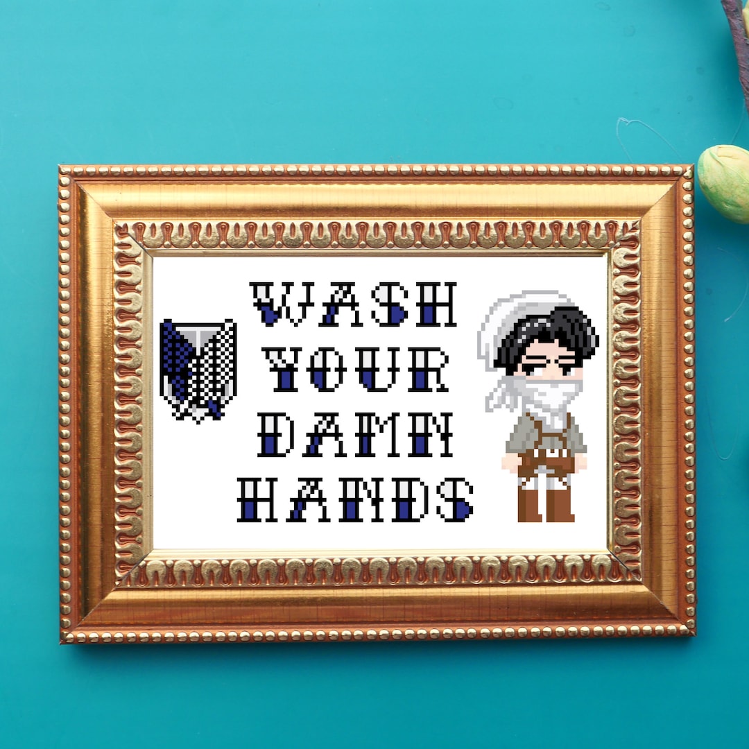 Germaphobic Scout Captain Cross Stitch Pattern - Etsy