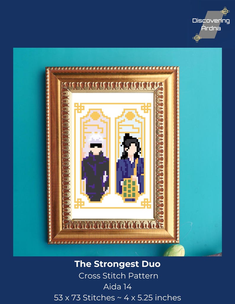 The Strongest Duo Cross Stitch Pattern - Etsy
