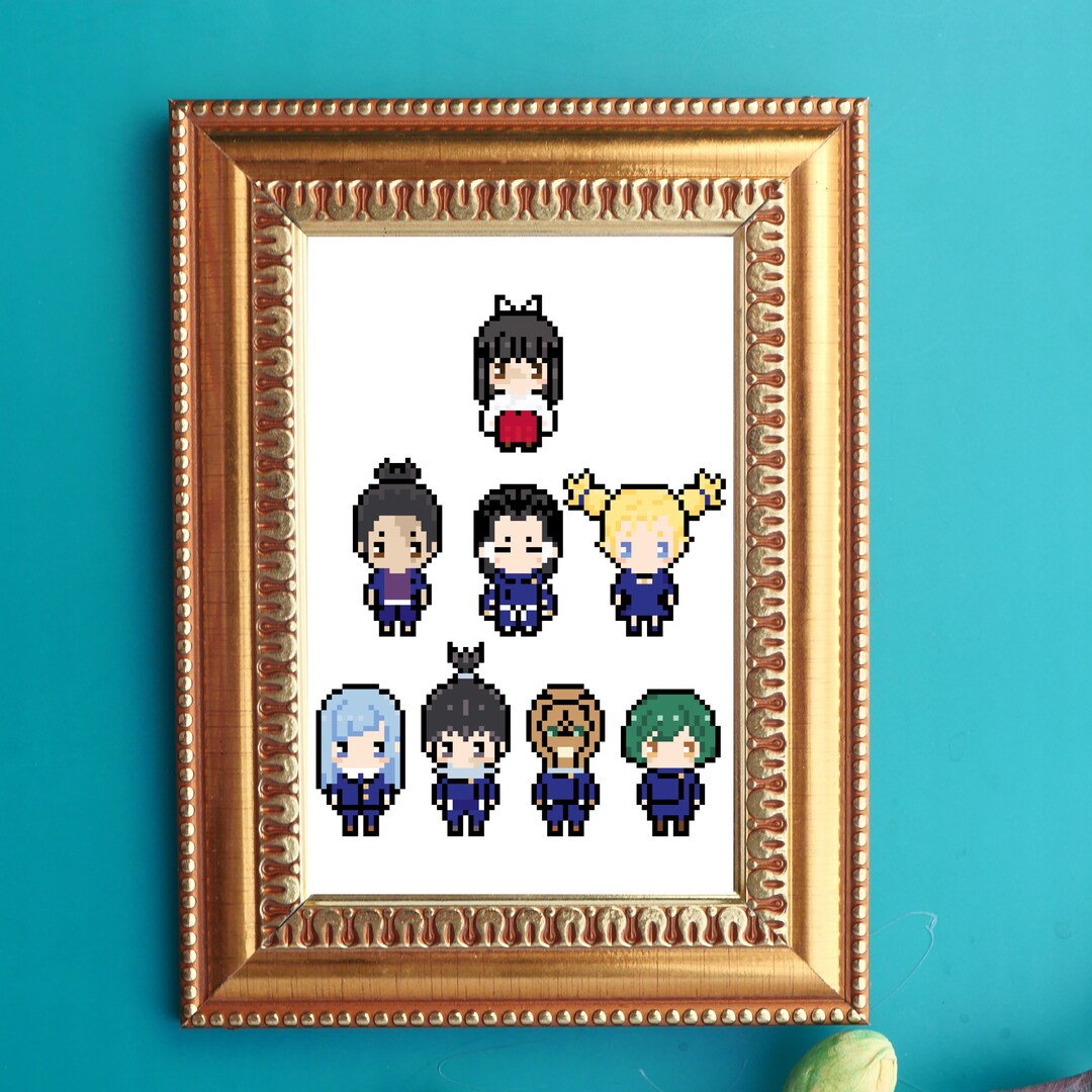 Pixel Kyoto Tech Cross Stitch Pattern - Etsy
